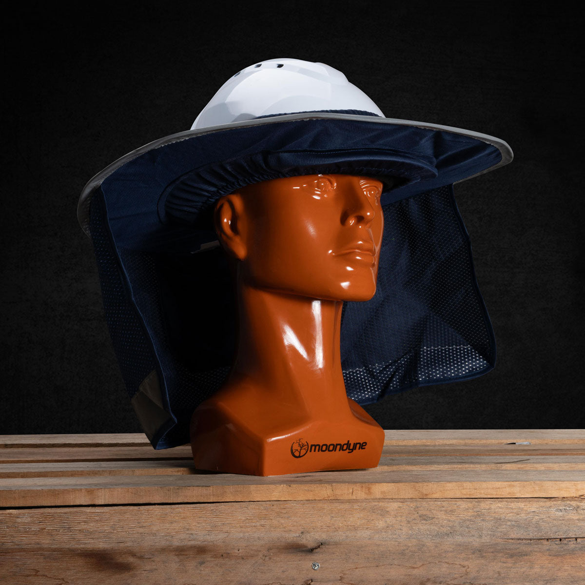 Pop-up Protection for Hard Hats - Blue – Moondyne