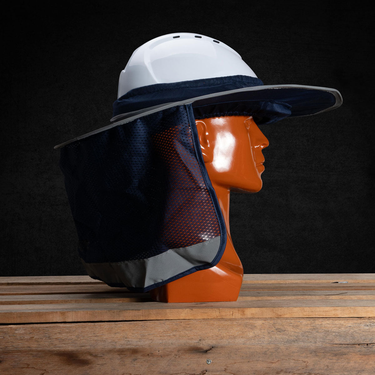 Pop-up Protection for Hard Hats - Blue – Moondyne
