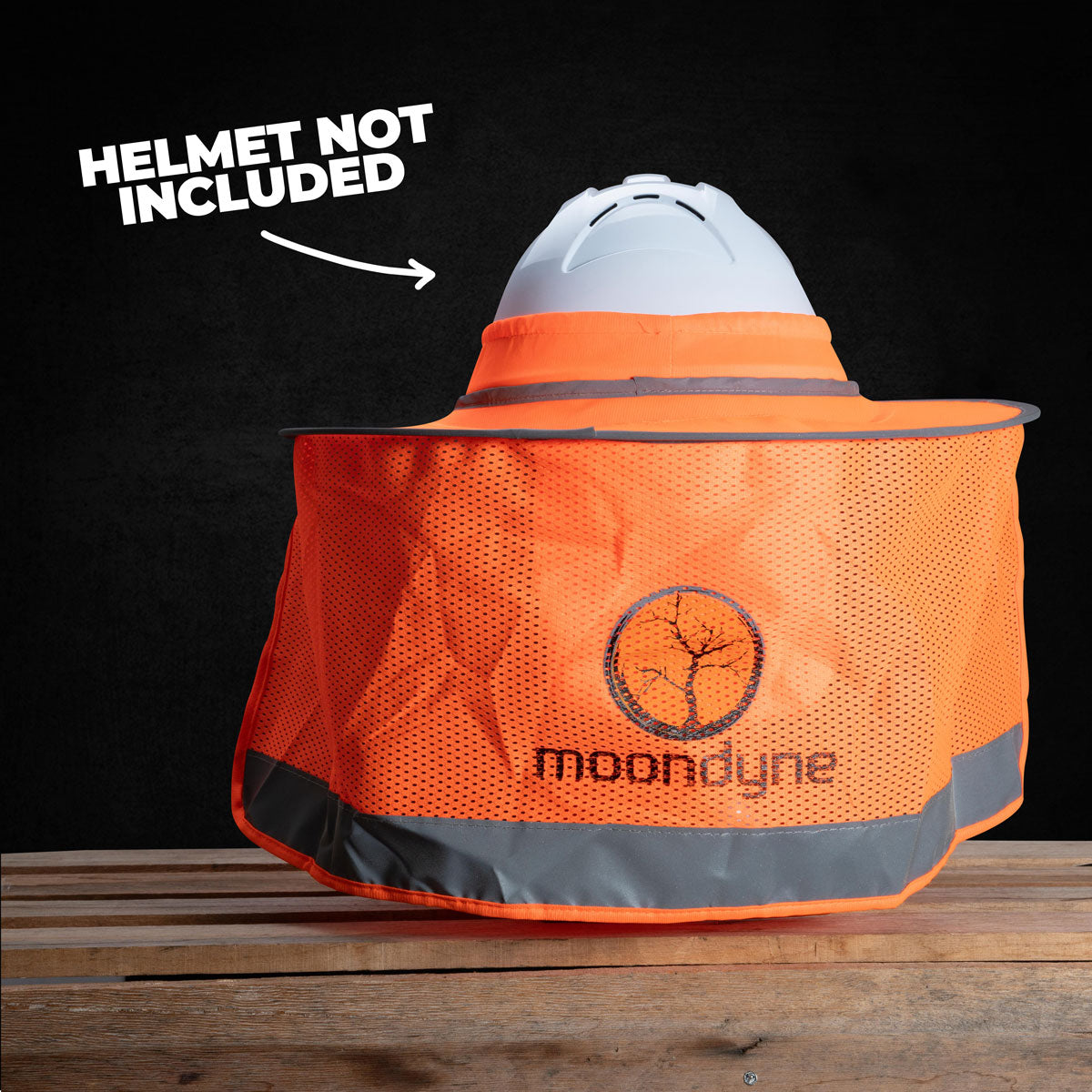 Pop-up Protection for Hard Hats - Orange – Moondyne