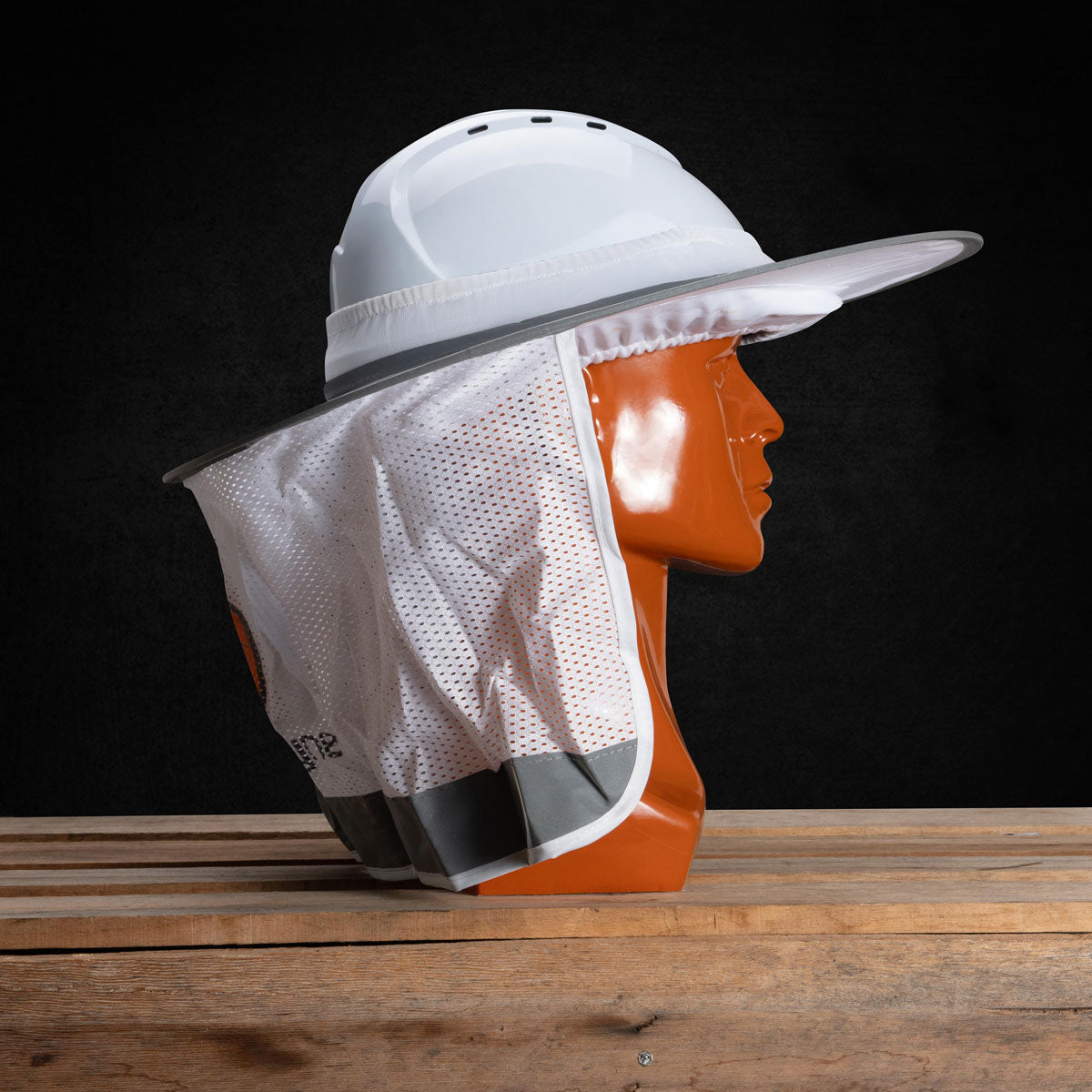 Pop-up Protection for Hard Hats - White – Moondyne